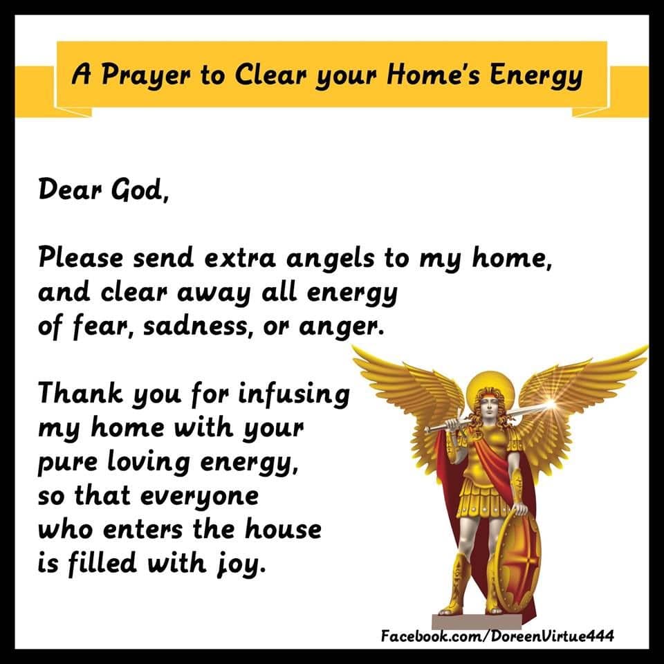 Prayer To Remove Negative Energy From Home Prayer To Remove Negative Energy From Home