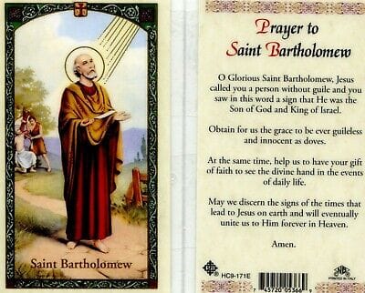 Prayer To Saint Bartholomew
